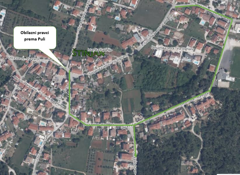 Dio Štinjanske ceste zatvara se na jako dugi period - Istra24