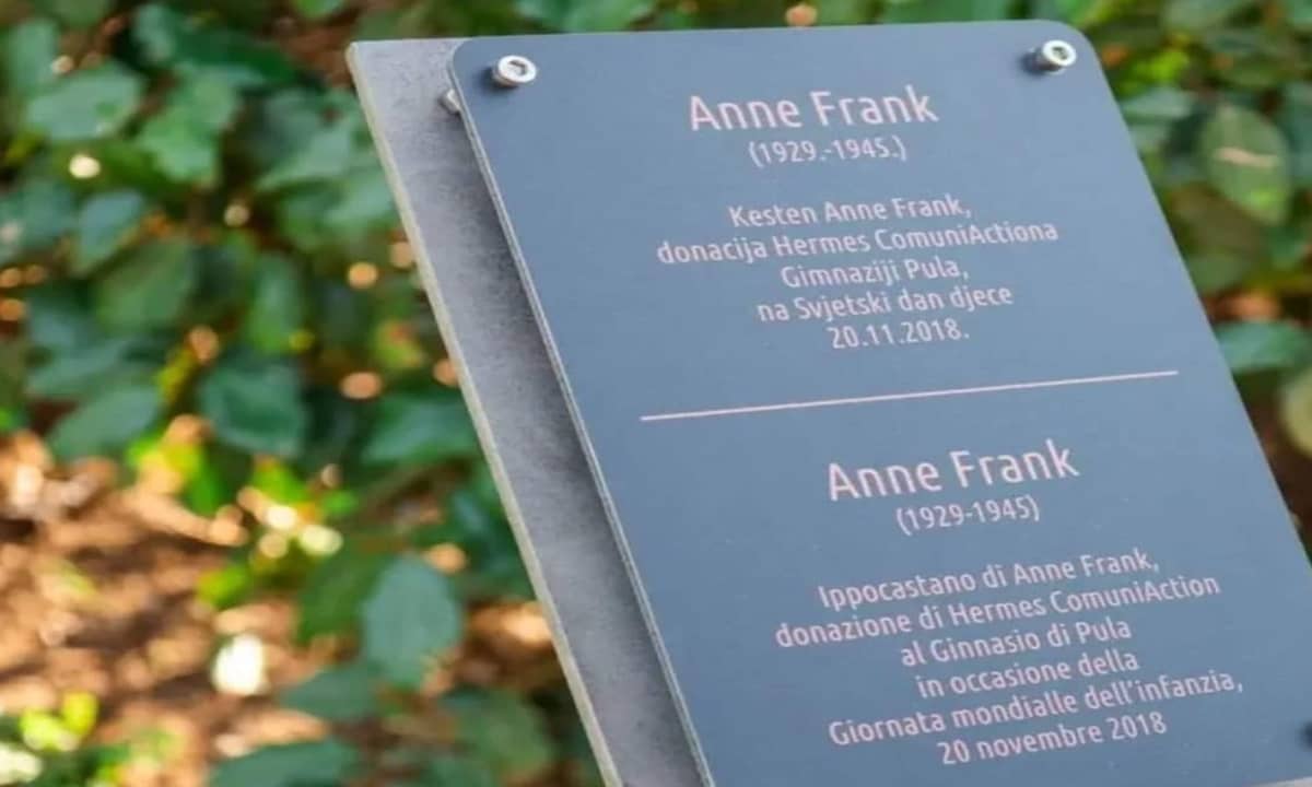 L'ITALIANO APPROSSIMATIVO DELLA TABELLA DI ANNE FRANK: quando all ...