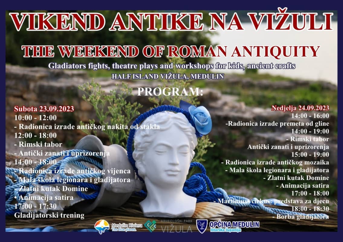ANTIČKI FESTIVAL NA VIŽULI Prikazat će se antički zanati, gladijatorski ...