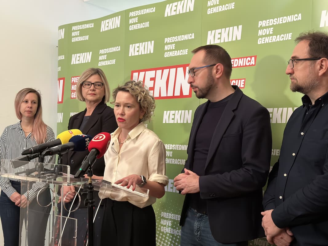 "PREDSJEDNICA NOVE GENERACIJE" Ivana Kekin predstavila slogan kampanje ...