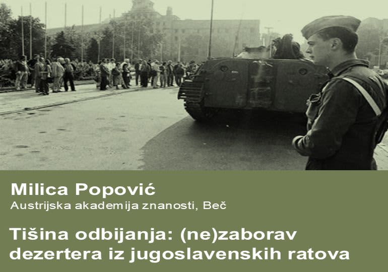 Milica Popović o dezerterima iz jugoslavenskih ratova - Istra24