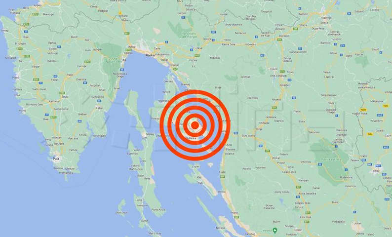 Prilično jak potres kod Klane na granici Hrvatske i Slovenije osjetio se u Rijeci - Istra24