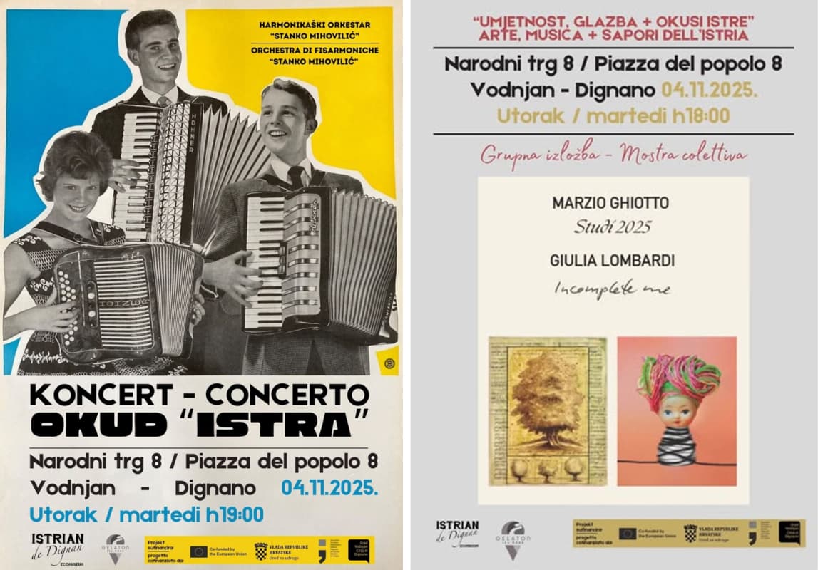 IZLOŽBA & KONCERT U VODNJANU Radove predstavljaju talijanske umjetnice ...
