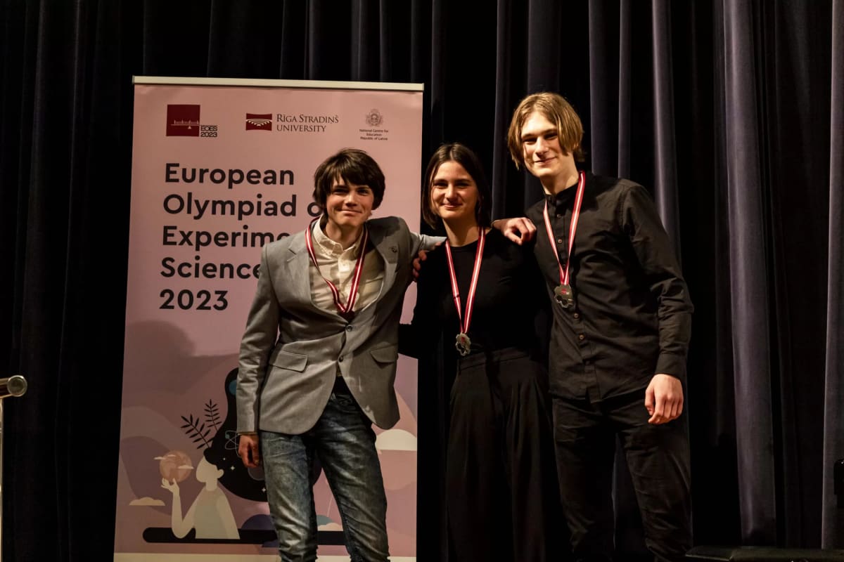 Kim Radešić srebro na Prirodoslovnoj olimpijadi Europske unije, Jure ...