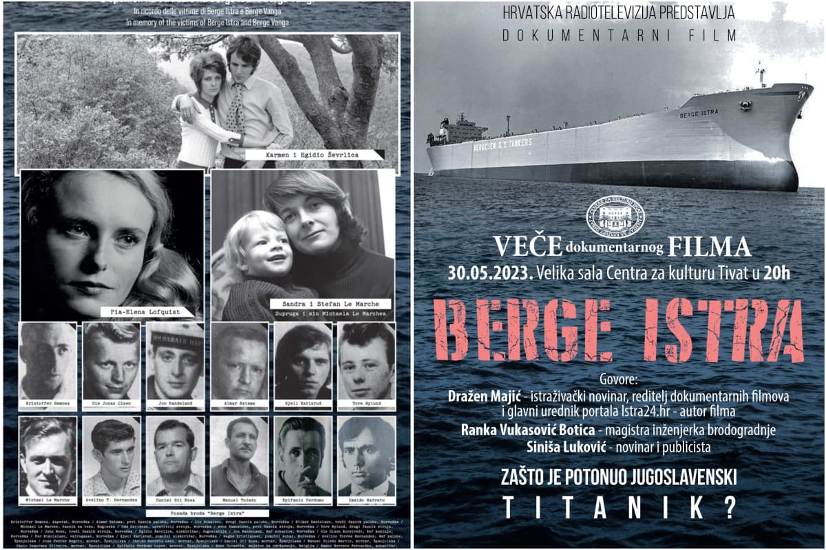 NOVA PLOVIDBA Večeras projekcija filma Berge Istra u Centru za kulturu ...