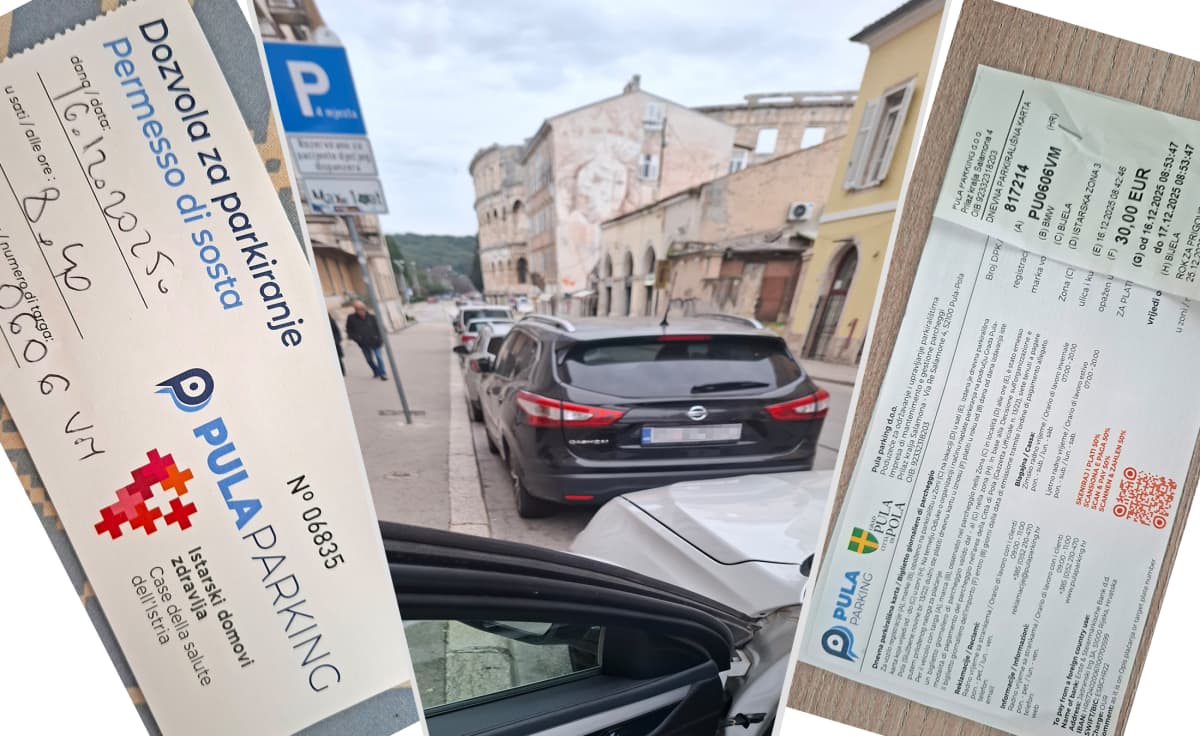 Pula parking nije uvažio prigovor majke koja je nepropisno parkirala ...
