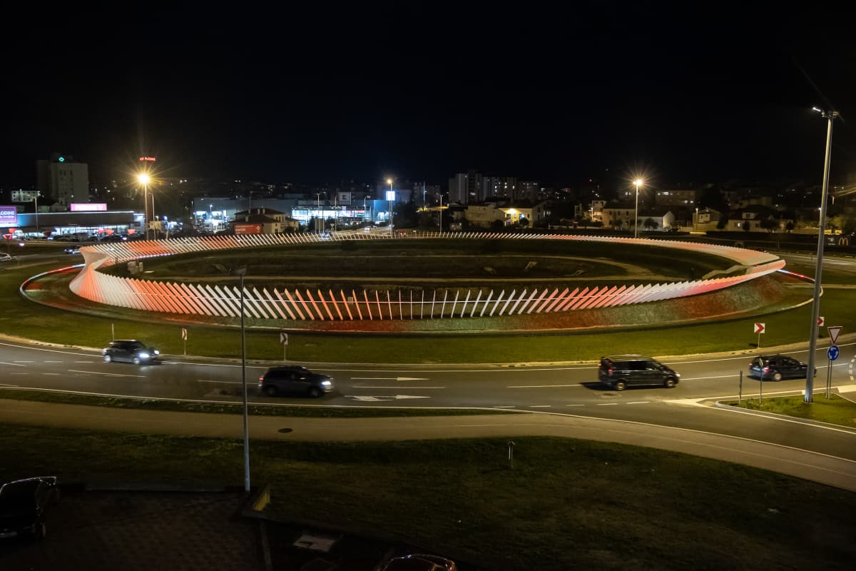 Sugestivna podrška Pule Hrvatskoj reprezentaciji ROTOR U ŠIJANI ...