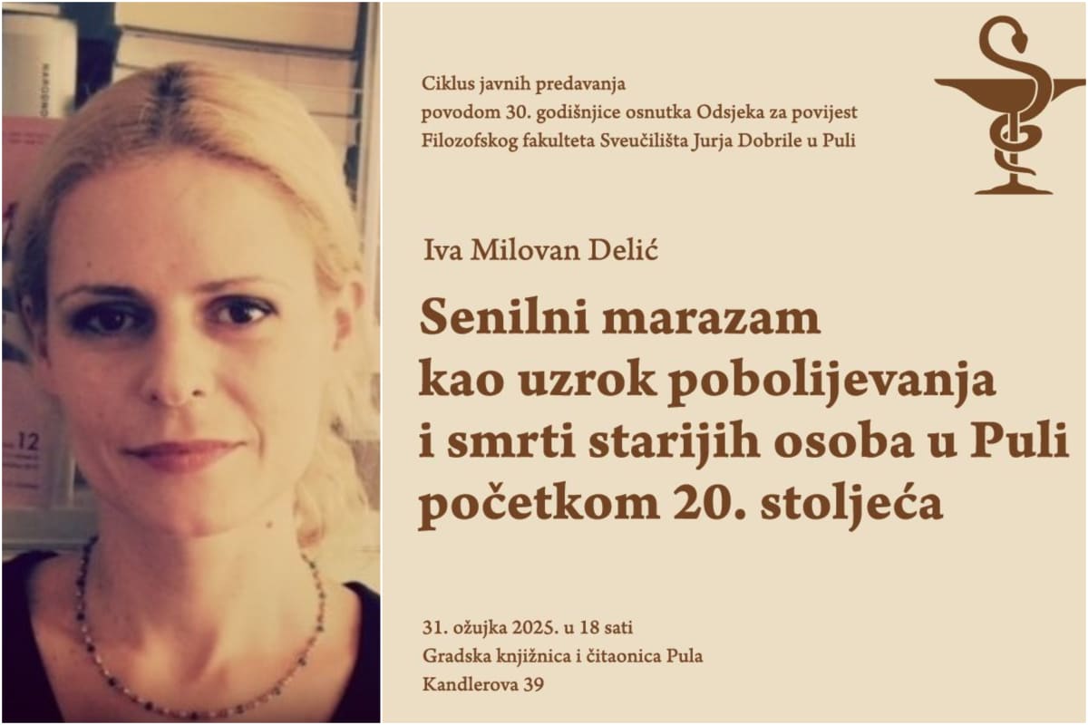 Predavanje Ive Milovan Delić: "Senilni marazam kao uzrok pobolijevanja ...