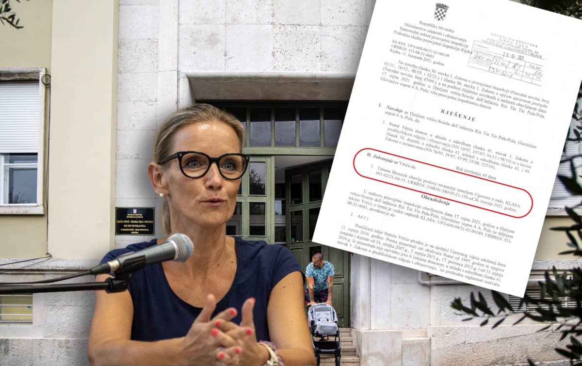 Tamara Brussich tužila Grad Pulu zbog smjene u vrtiću Rin Tin Tin, a ...