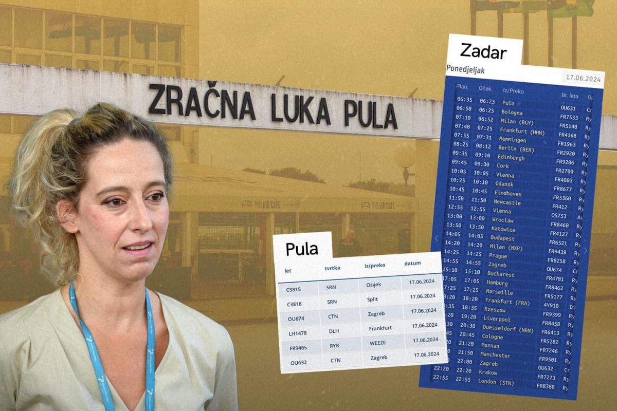 Na isti dan u Zadar slijeće 35, a u Pulu pet aviona! Uz milijunski ...