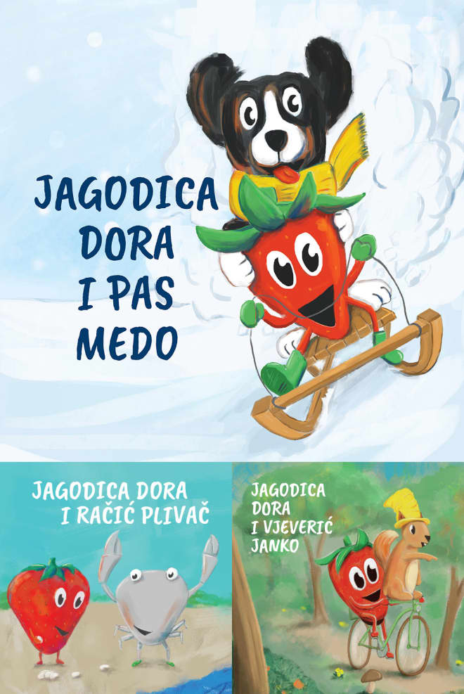 U gradskoj knjižnici u Pazin predstavljena slikovnica "Jagodica Dora i ...