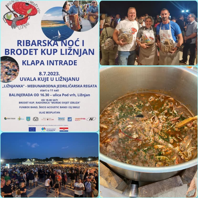 VESELA SUBOTA U LIŽNJANU: Ribarska noć, brodet kup Ližnjan, regata ...